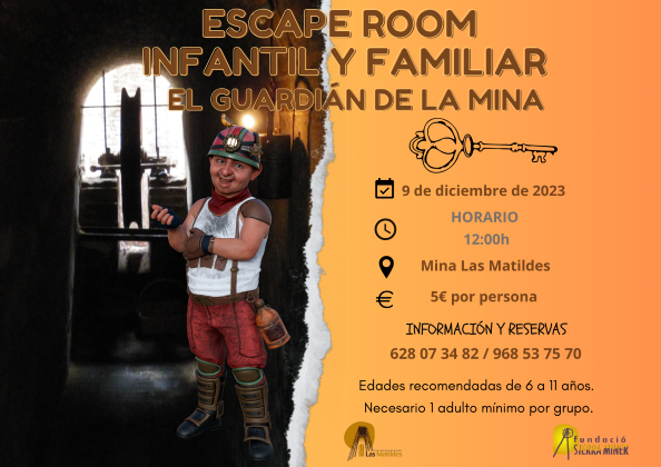 Escape room Infantil y familiar. El guardián de la mina. - Fundación ...